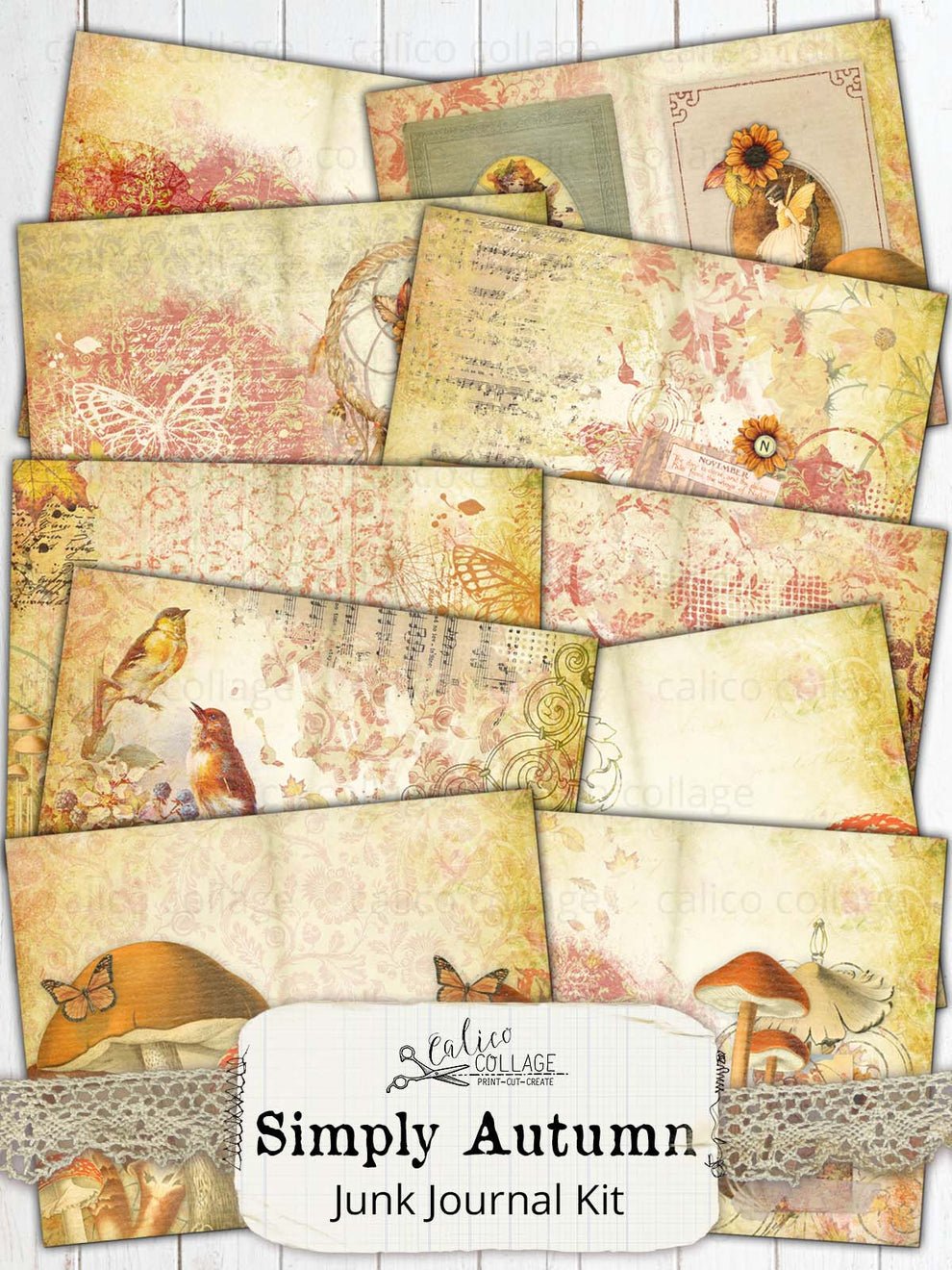 Simply Autumn Printable Journal Kit – CalicoCollage