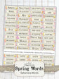 Printable Small Spring Themed Words, Printable Ephemera – CalicoCollage