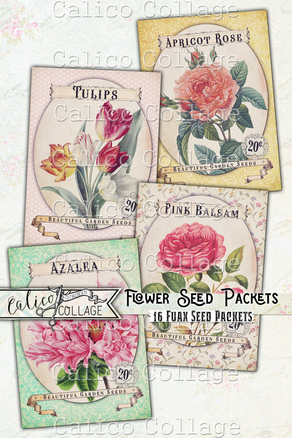 Printable Flower Seed Packets – CalicoCollage