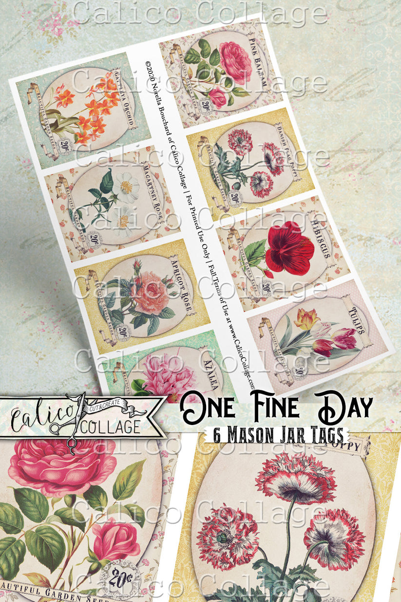 Printable Flower Seed Packets – CalicoCollage